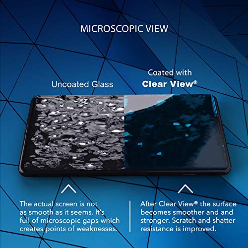 ClearView Liquid Glass Screen Protector | Covers up to 4 Devices | for All Smartphones Tablets and Watches Wipe On Nano Protection - Bottle