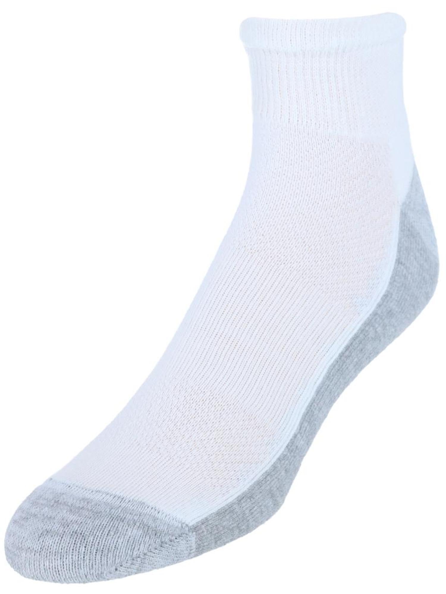 Hanes Men's, X-Temp Cushioned Ankle Socks, 12-Pack, White-12 Pack, 12-14