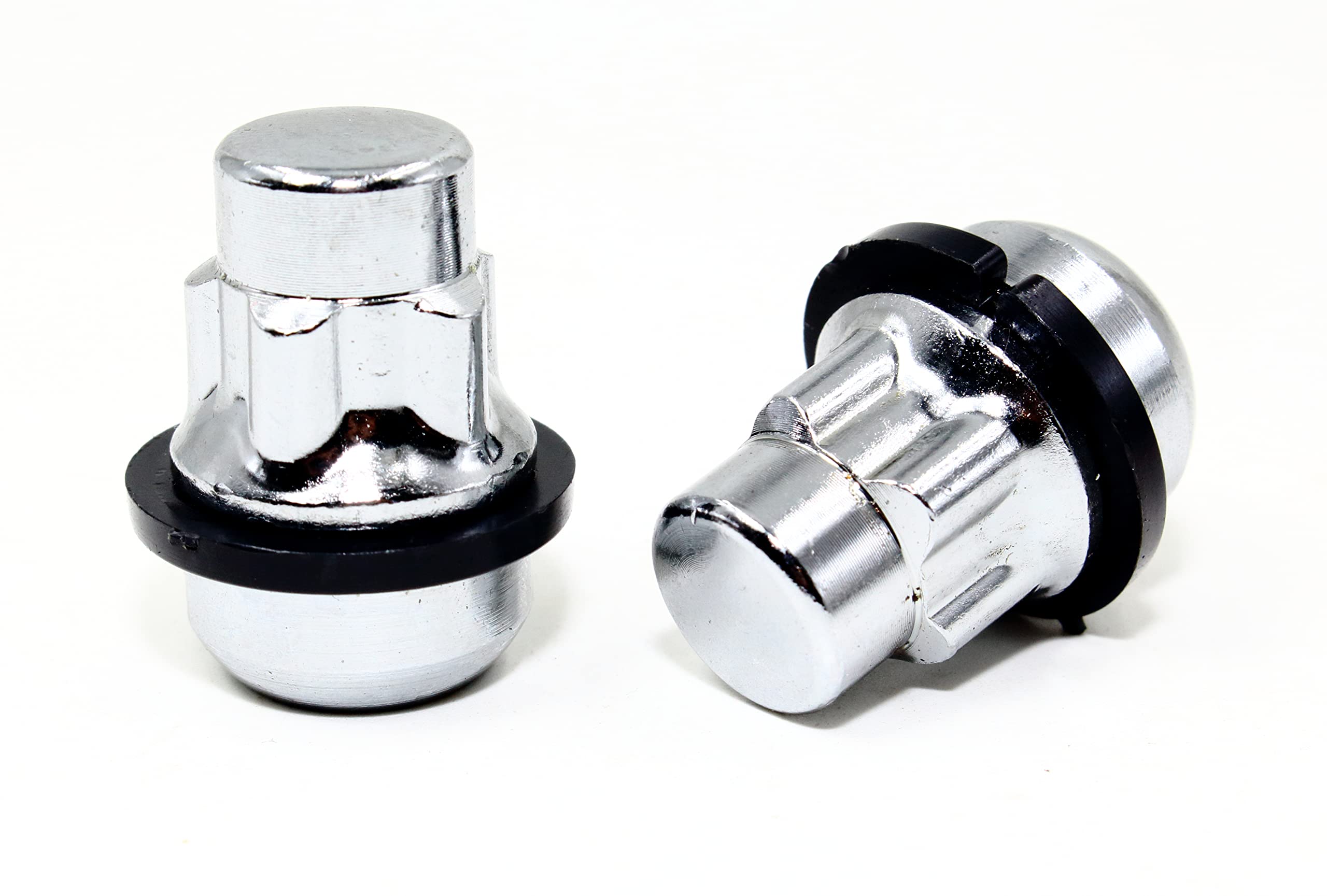 Set of 4 Veritek 12x1.5 Chrome Radius Ball Seat OEM Factory Style Removable Washer Socket Wheel Locks for Honda Acura
