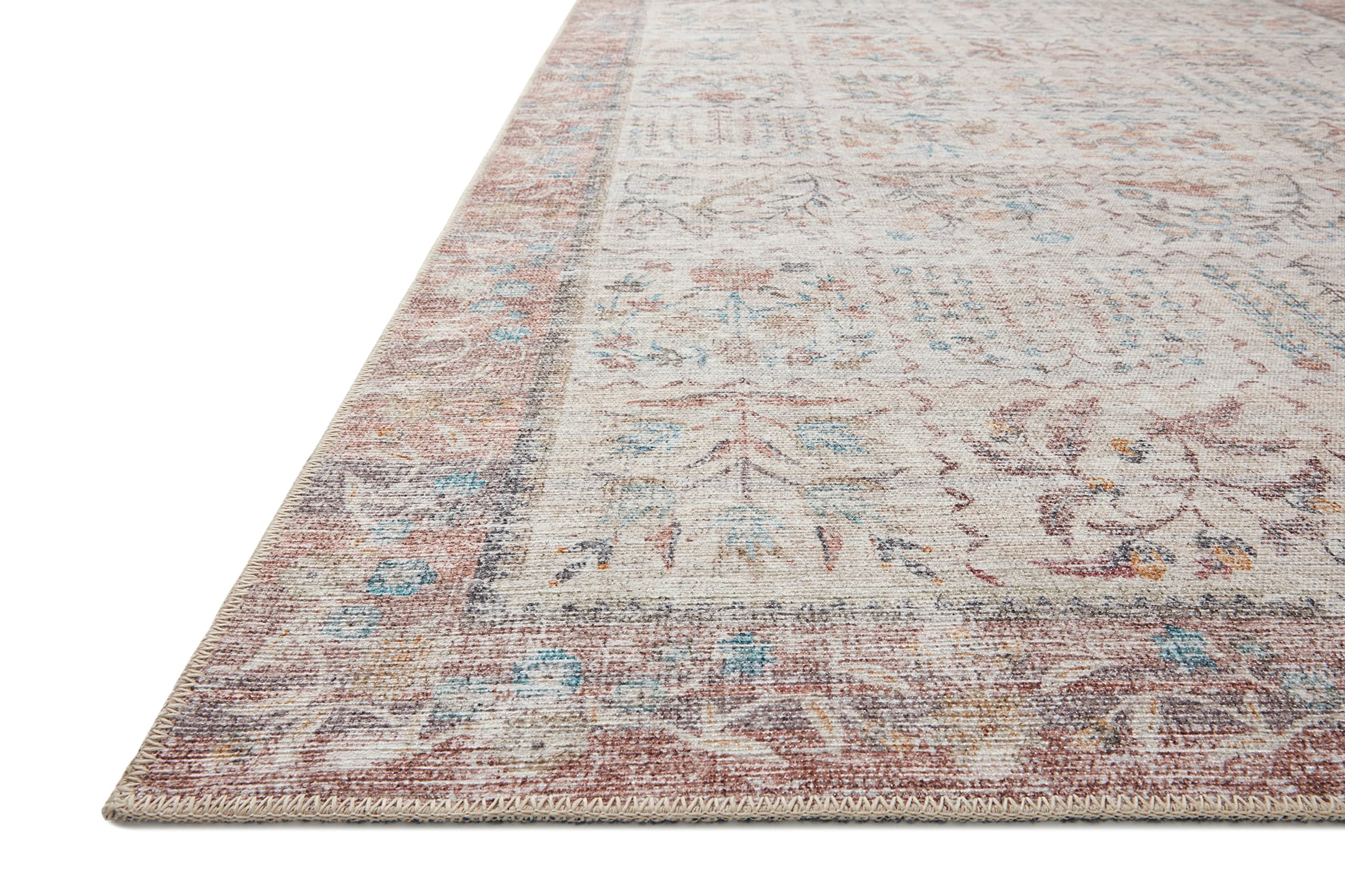 Loloi Rifle Paper Co. Maison Collection MAO-08 Cream 2'-6" x 12'-0", .19" Pile Height, Runner Rug