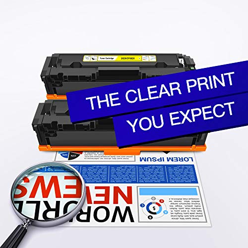 GPC Image Compatible Toner Cartridge Replacement for HP 202X 202A CF500X CF500A Compatible with Laserjet Pro MFP M281fdw M254dw M281cdw M281 M281dw M280nw Toner Printer Tray (1 Cyan)