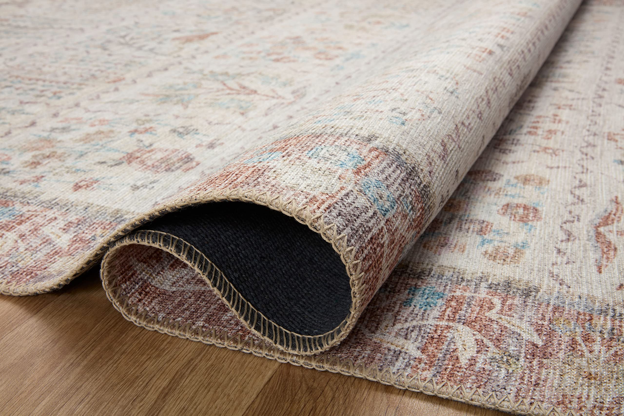 Loloi Rifle Paper Co. Maison Collection MAO-08 Cream 2'-6" x 12'-0", .19" Pile Height, Runner Rug
