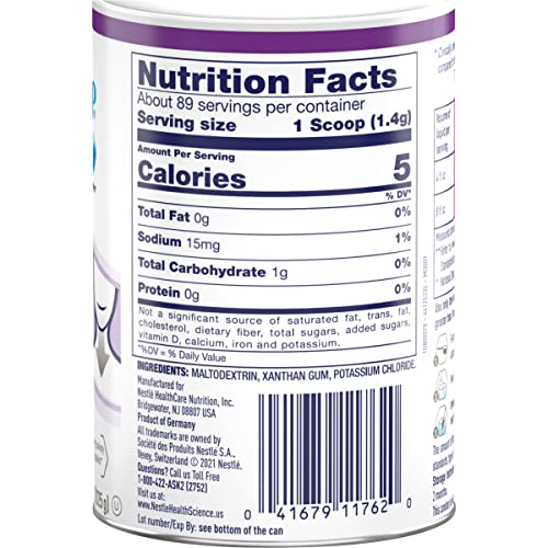 Thicken Up Clear Powder Canister, 4.4 Ounce (Pack of 1)