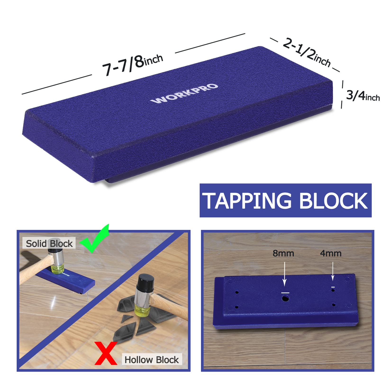 WORKPRO 13" Laminate Floor Cutter With WORKPRO Wood Flooring Installation Kit