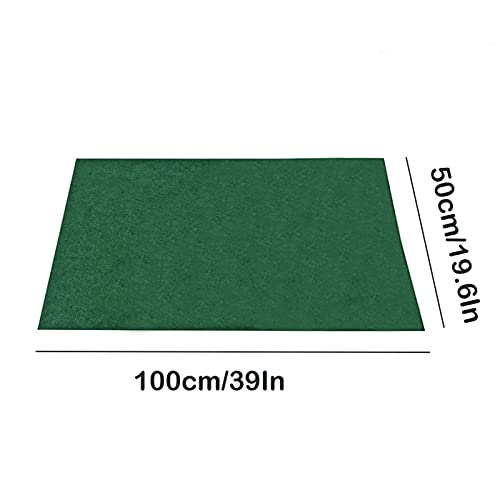 HERCOCCI Reptile Carpet, 39ββ x 20ββ Terrarium Bedding Substrate Liner Reptile Cage Mat Supplies for Bearded Dragon Lizard Tortoise Leopard Gecko Snake (Green)