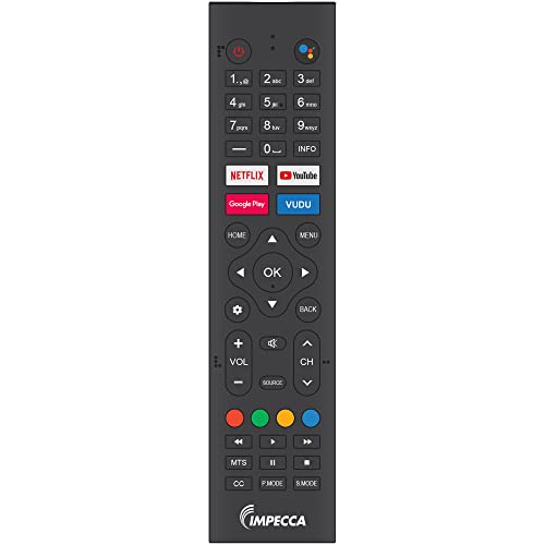 Impecca 55-in. Ultra HD 4K Smart TV, Remote w/Google Assistant Voice Recognition, Google Play, Netflix, YouTube, Movies, Etc, Chromecast Built-in