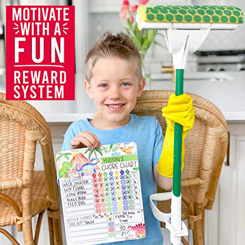 1 Dinosaur Kids Chore Chart Magnetic, 1 Dino Behavior Chart for Kids at Home, Magnet Reward Chart for Kids, Kids Reward Chart Behavior, My Responsibility Chart for Kids, Star Chart for Kids Behavior