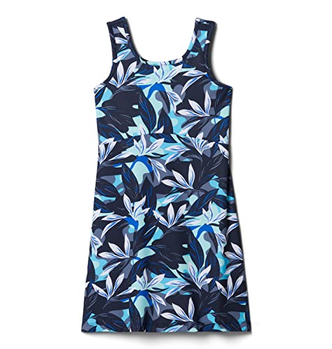 Columbia Youth Girls Freezer Dress II, Atoll Hidden Paradise, Large