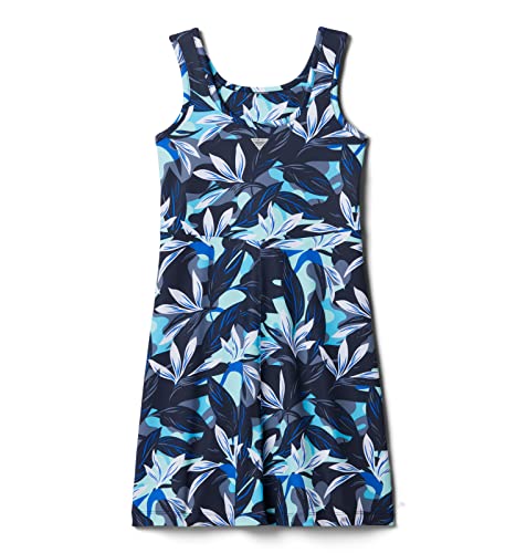 Columbia Youth Girls Freezer Dress II, Atoll Hidden Paradise, Large