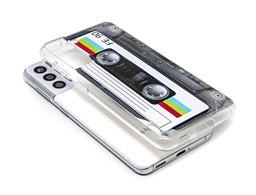 FAteam Case for Galaxy S21 5G, Shockproof Scratchproof with TPU Soft Bumper Retro Cassette Tape Case Compatible with Samsung Galaxy S21 5G (6.2 Inch)
