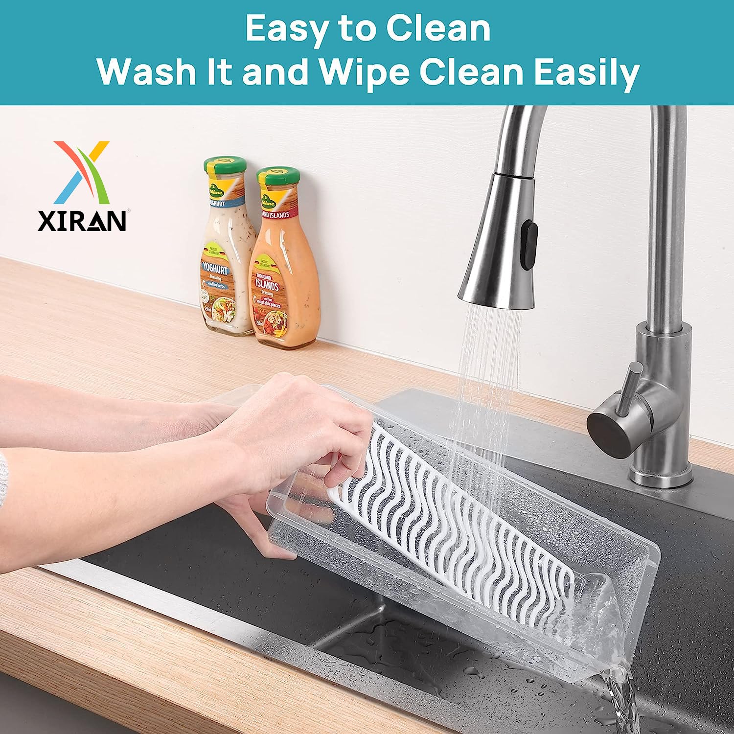 Xiran Refrigerator Boxes, Fridge Containers Boxes - Pack of 6 - Fridge Storage Set, Fridge Storage Basket for Fish, Meat, Vegetable, Fruits (1500ML Set of 6 Piece)