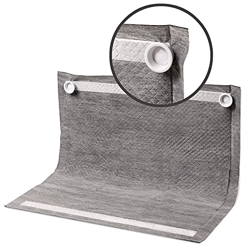 MYMOON HOME Pee PAD Holder (Pack of 2) β Works with Any Type of Wee Wee Pads for Easy cleanup of Marking and Leg Lifting Dogs. (White)