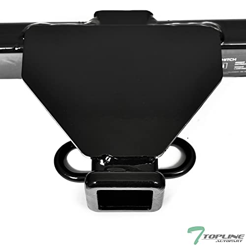 TLAPS 7422443836849 for 2007-2014 Ford Edge / 2007-2015 Lincoln MKX Class 3 III Black 2" Trailer Hitch Receiver