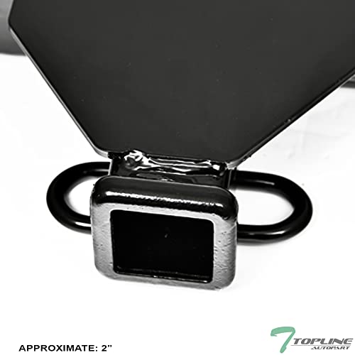 TLAPS 7422443836849 for 2007-2014 Ford Edge / 2007-2015 Lincoln MKX Class 3 III Black 2" Trailer Hitch Receiver