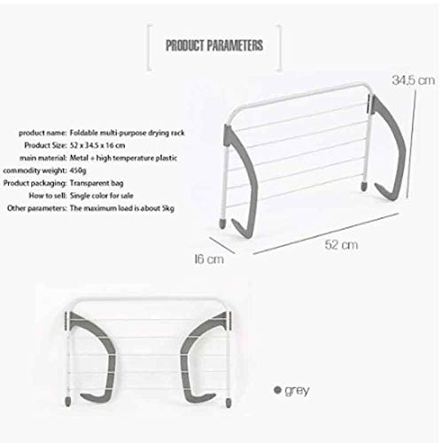 JEONSWOD Clothes Hanger Window Balcony Window Sill Drying Rack Folding Hanging Clothes Rack Balcony Drying Shoe Clothes Rack