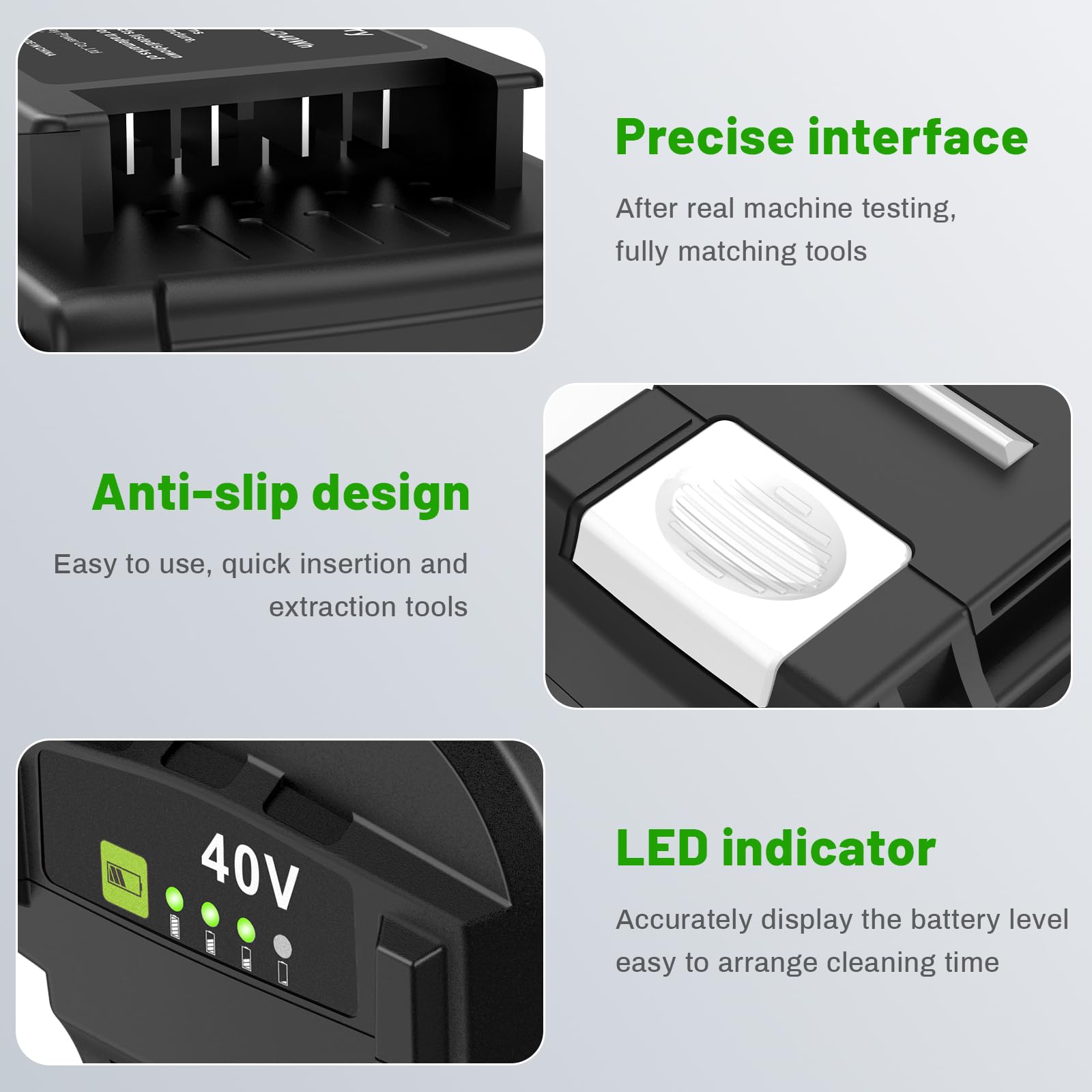 ARyee 40V 6.0Ah OP4050A Replacement for Ryobi 40V Lithium Battery OP4040 OP4015 OP4026 OP40201 OP40261 OP4030 OP40301 OP40401 OP40501 OP40601 Cordless Power Tool