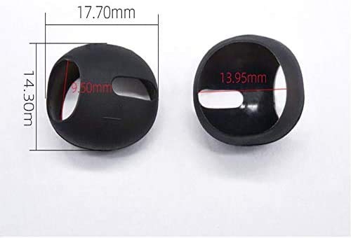 Zotech Fit in The case Covers Compatible with Airpods Pro 1st & 2nd Gen Anti-Slip Silicone Soft Covers 10 Pairs (Black, White, Clear, Purple, Green, Blue, Pink, Red, Navy & Grey)