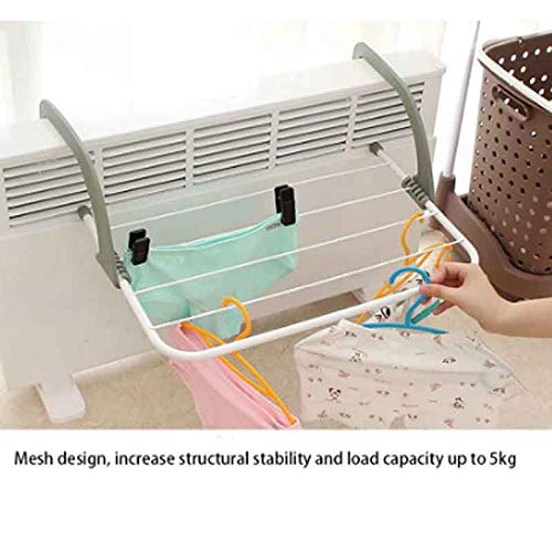 JEONSWOD Clothes Hanger Window Balcony Window Sill Drying Rack Folding Hanging Clothes Rack Balcony Drying Shoe Clothes Rack