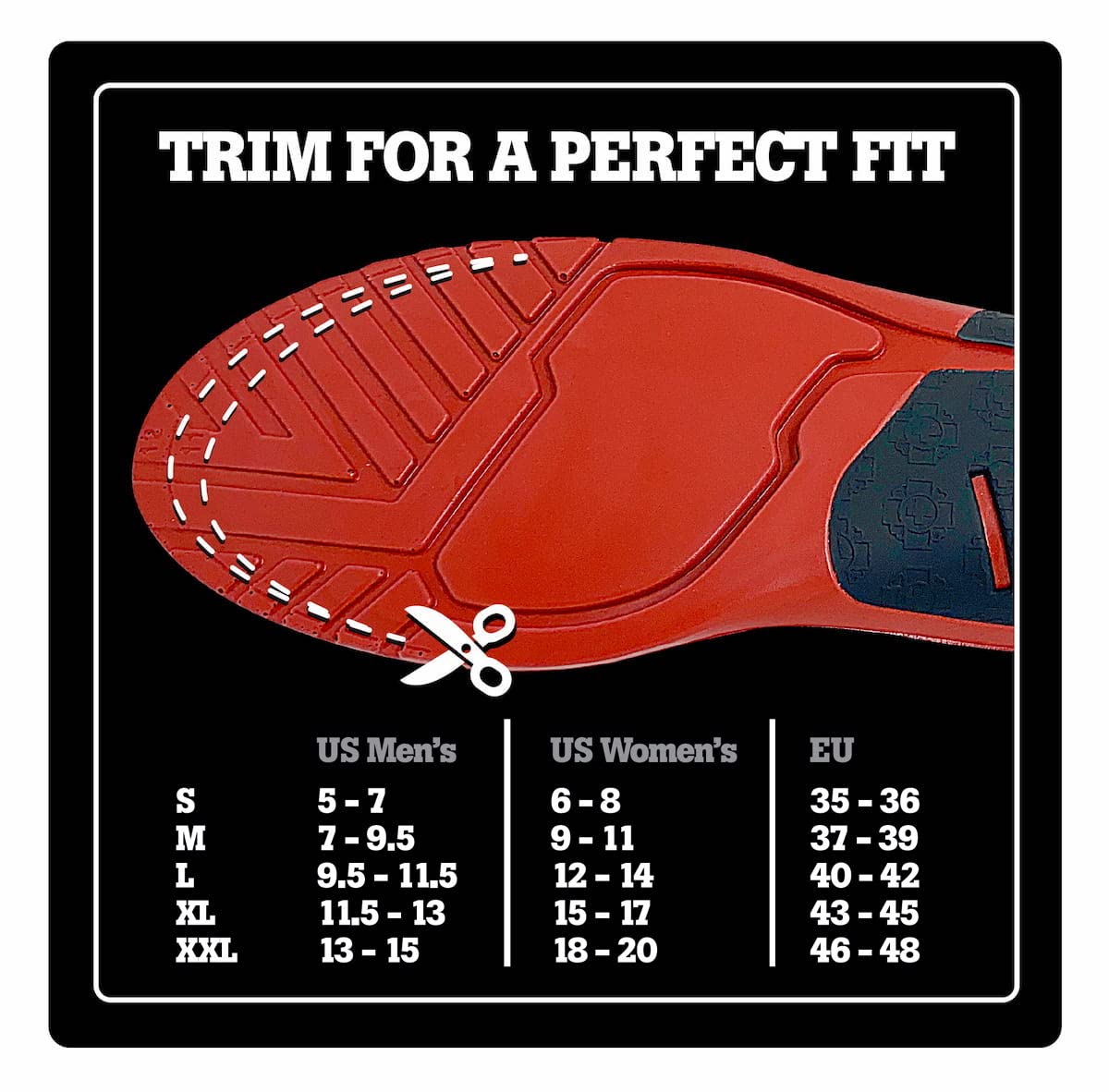 Old Bones Therapy Shock Absorbing Foot Insoles - Impact Protection, Arch Support and Improved Stability - Orthotic Insoles for Skateboarding, BMX, Motocross, Snowboarding and Ruling at Life (XXL)