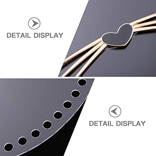 EXCEART Acrylic Bag Weaving Board with Cats Whisker Round Clear Front Back Panel Board Shaper for DIY Knitting Crochet Bag Handbag Purse Summer Bag Women Bags Handmade DIY Accessories