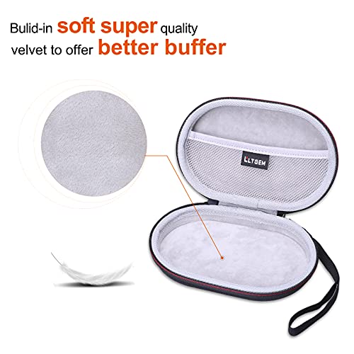 L LTGEM EVA Storage Earphones Case for BeatsX or Beats Flex Wireless Earbuds or Powerbeats2 / Powerbeats3 / Powerbeats High-Performance Wireless Earbuds - Travel Protective Carrying Bag