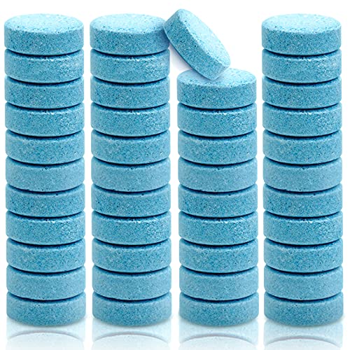 Lystaii 80pcs Car Windshield Glass Washer Tablets Solid Concentrated Effervescent Tablets Glass Washer Tablets Car Wiper Cleaning Tablets for Window Windshield Car Home Kitchen