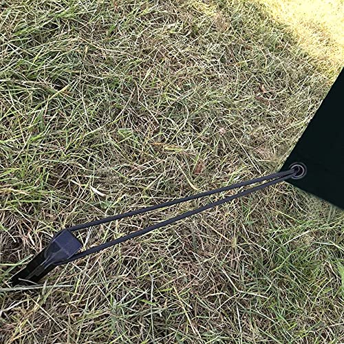 Shoppingsoon RV Awning Side Sun Shade 9β x 7β Screen Kit Compatible with Dometic Camping Trailer Canopy Black Mesh Screen UV Blocker