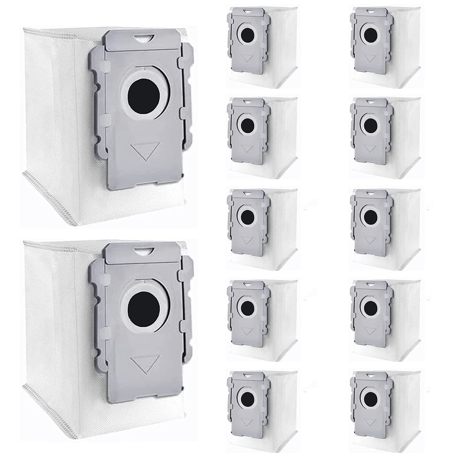 12 Packs Vacuum Bags for iRobot Roomba i3, i3+, i4, i4+, i6, i6+ i7, i7+, i7Plus, i8, i8+, j7, j7+, s9, s9+, s9Plus, i and s Series Clean Base Automatic Dirt Disposal Bags