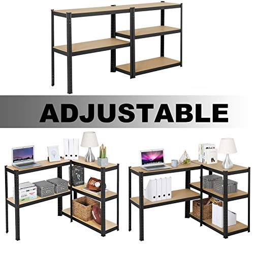Autofather Heavy Duty 5 Tier Boltless Shelving Unit Greenhouse Garage Utility Home Storage Rack 59" x 28" x 12"