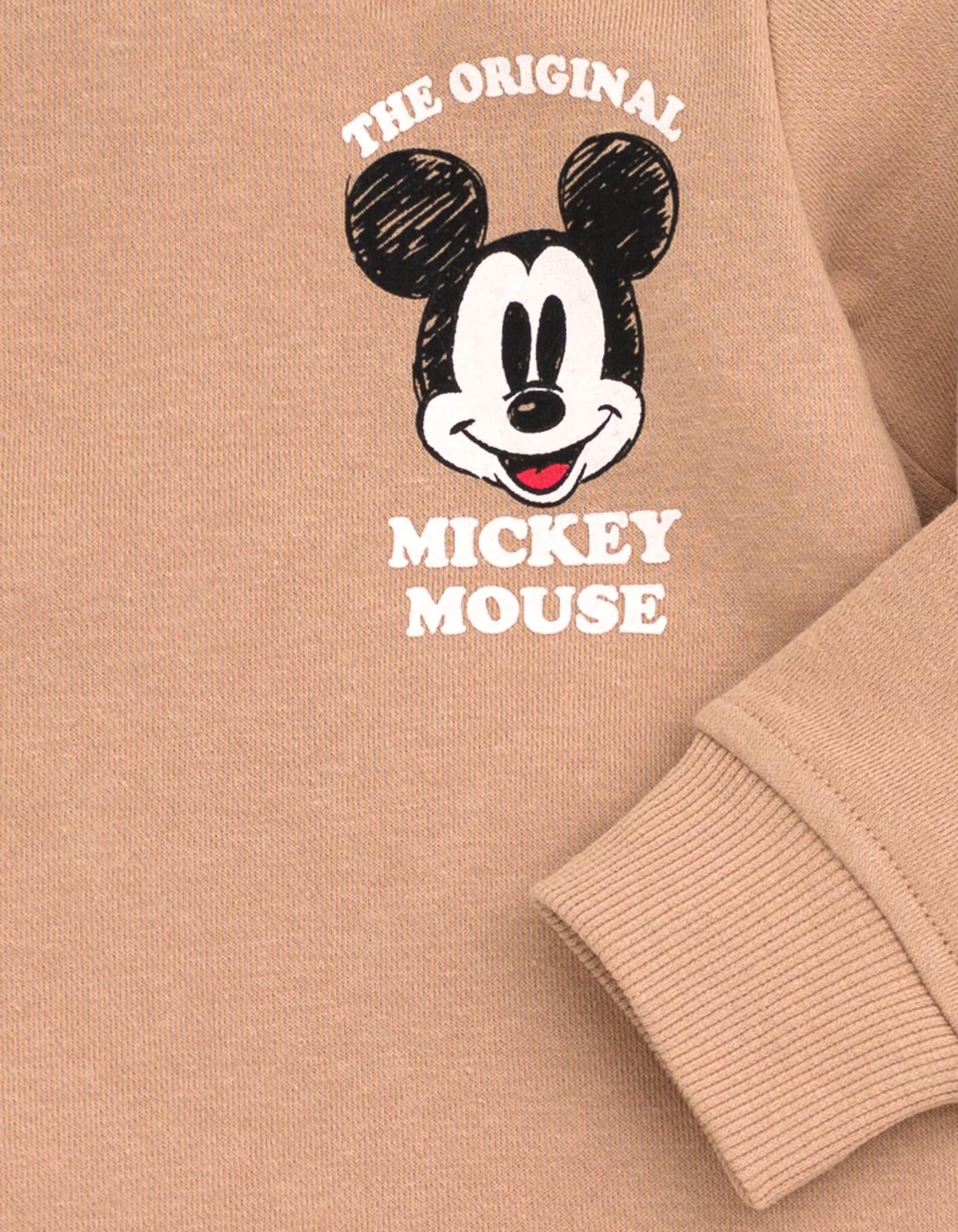 Disney Mickey Mouse Newborn Baby Boys Fleece Sweatshirt and Pants Set Brown 6-9 Months