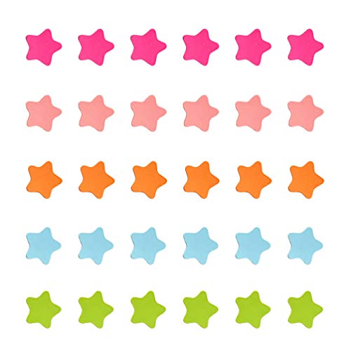 NUOBESTY 120 Pcs Stars Magnetic Blackboard Sticker Refrigerator Magnet Childrens Race Reward Chart Magnet