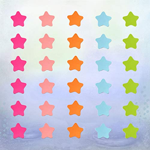 NUOBESTY 120 Pcs Stars Magnetic Blackboard Sticker Refrigerator Magnet Childrens Race Reward Chart Magnet