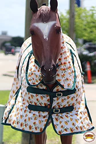 HILASON 78 Inches Horse Fly Sheet Ultra Violet Rays Protect Mesh Bug Mosquito Summer Spring | Fly Sheet | Horse Turnout Sheet | Fly Sheet for Horses | Bug and Mosquito Protection | Fly Sheet for Horse