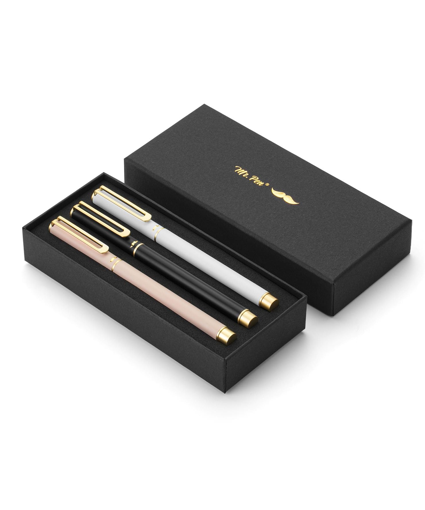 Mr. Pen- Luxury Pen Set, Assorted Color Barrels, Black Ink, Fancy Pen, Fancy Pens for Women, Nice Pens for Men, Pen Gift, Writing Pens, Metal Pen, Fancy Pens for Men, Executive Pen, Expensive Pens