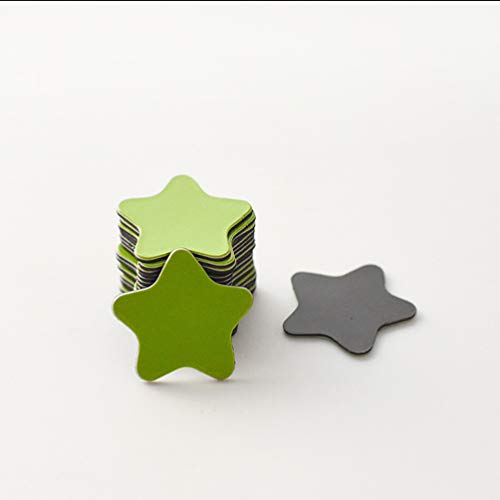 NUOBESTY 120 Pcs Stars Magnetic Blackboard Sticker Refrigerator Magnet Childrens Race Reward Chart Magnet
