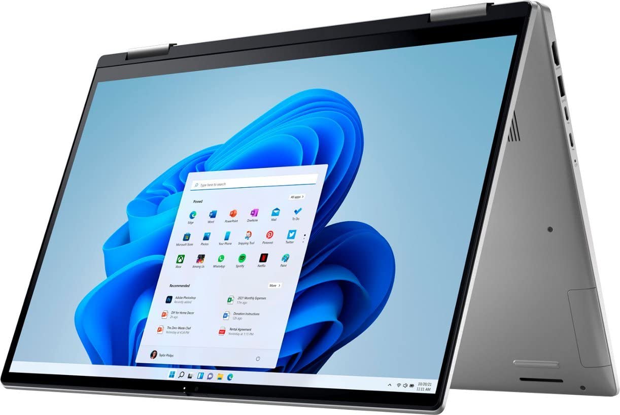 Dell Inspiron 7620 2-in-1 Laptop, 16.0" Touchscreen WUXGA 12th Gen (Intel i7-1260P 12-Core, 16GB RAM, 512GB PCIe SSD, Intel Iris Xe, Backlit KYB, Fingerprint, 2 Thunderbolt 4, WiFi 6E, Win10Pro)