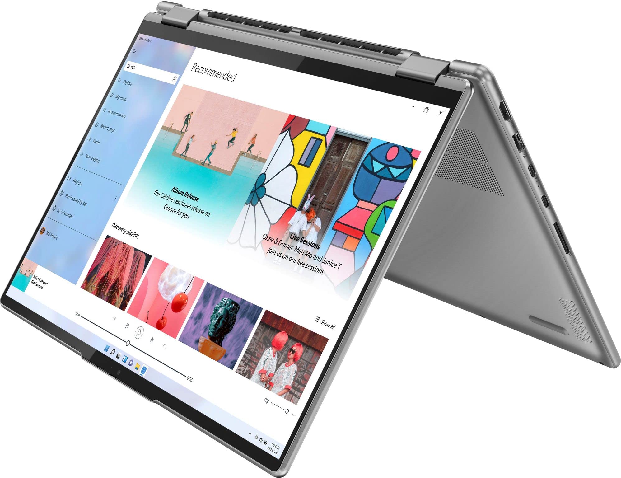 Lenovo Yoga 7i 2-in-1 Laptop | Intel 12-Core i7-1260P Processor | 16" 2.5K Touchscreen | Iris Xe Graphics | 16GB DDR5 | 512GB SSD | Backlit Keyboard | Fingerprint | WI-FI 6e | USB4.0 | Windows 11 Pro