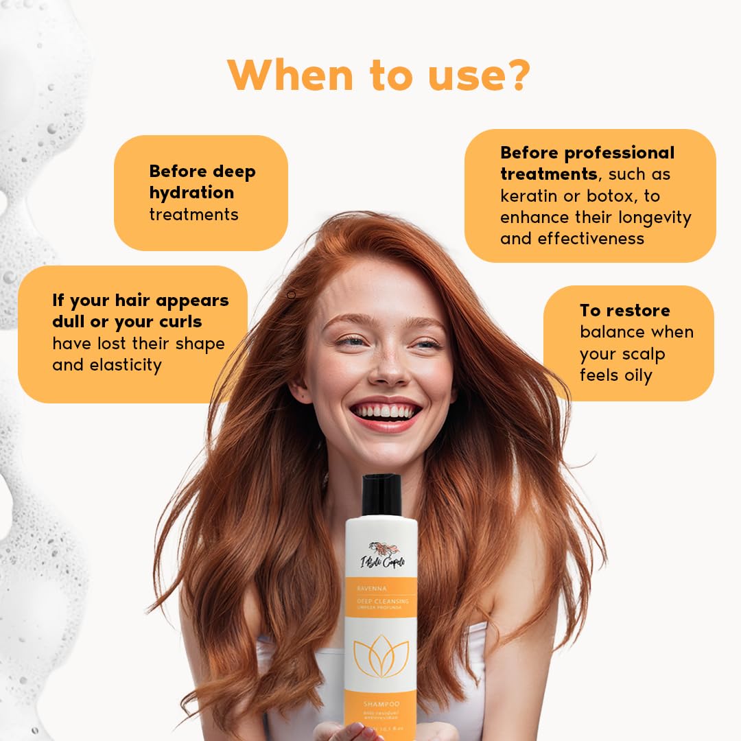I Belli Capelli Venice B-tox Organic Kit - Organic Treatment 500g/17.60 oz + Deep Cleansing Shampoo 300ml/10.1 fl.oz