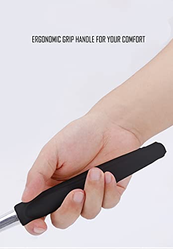 Moonshuttle Metal Cat Litter Scoop, Durable, Works with All Type of Cat Litter, Ergonomically Designed Handle