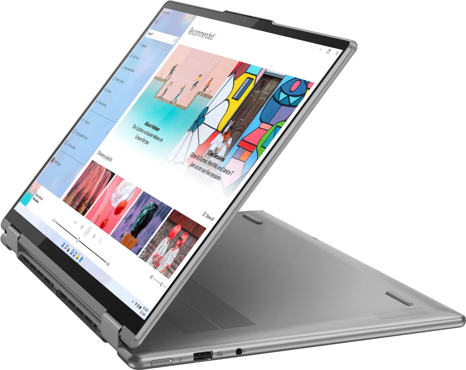 Lenovo Yoga 7i 2-in-1 Laptop | Intel 12-Core i7-1260P Processor | 16" 2.5K Touchscreen | Iris Xe Graphics | 16GB DDR5 | 512GB SSD | Backlit Keyboard | Fingerprint | WI-FI 6e | USB4.0 | Windows 11 Pro