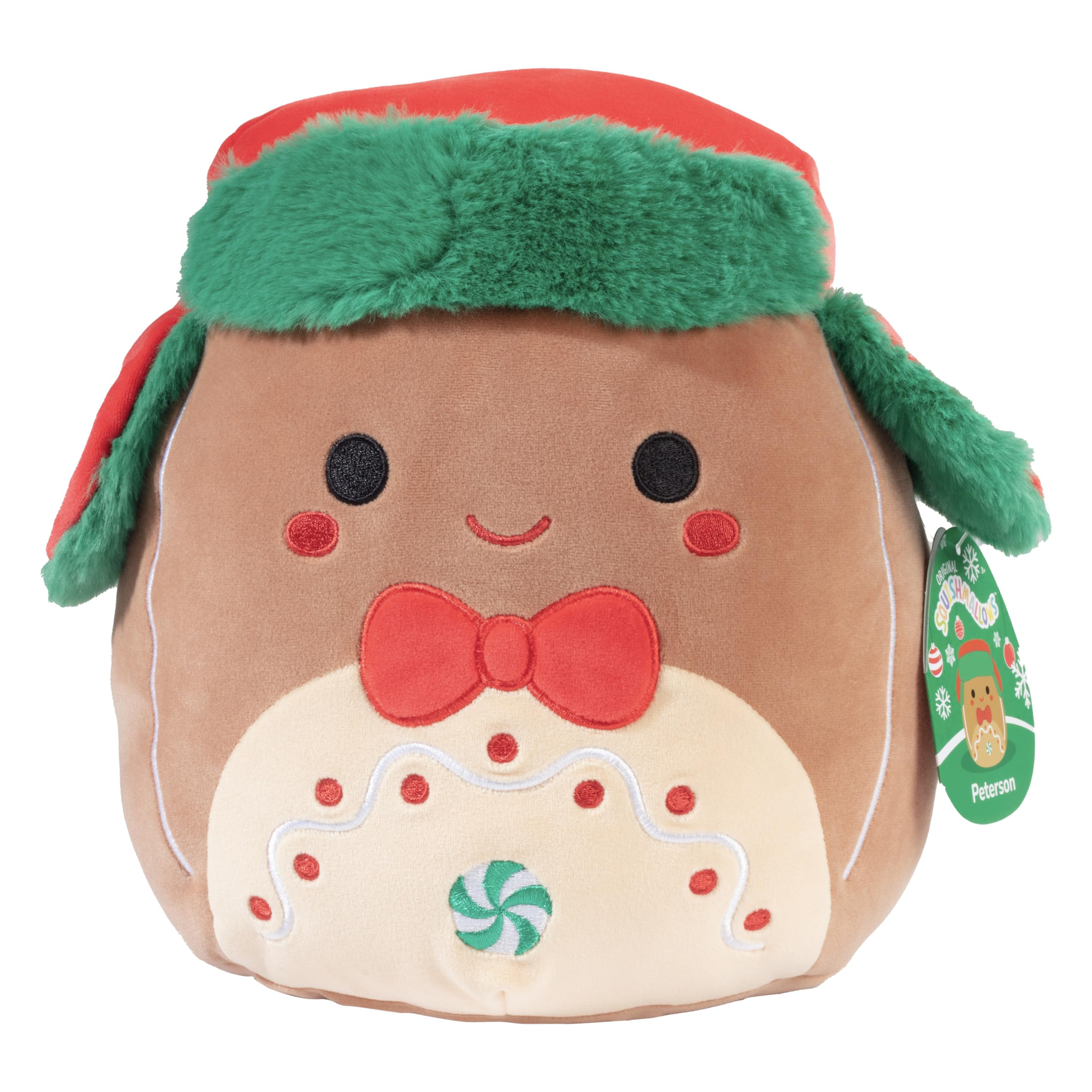 Squishmallows 10-Inch Peterson The Cookie - Official Jazwares Easter Plush - Collectible Soft & Squishy Stuffed Animal Toy - Add to Your Squad - Gift for Kids, Girls & Boys