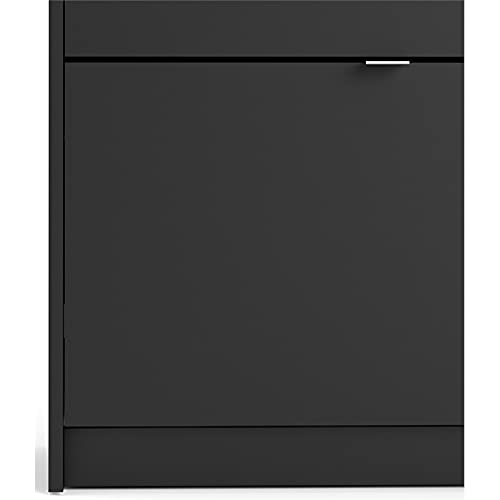 Tvilum, Black Matte Bright 3 Drawer Shoe Cabinet