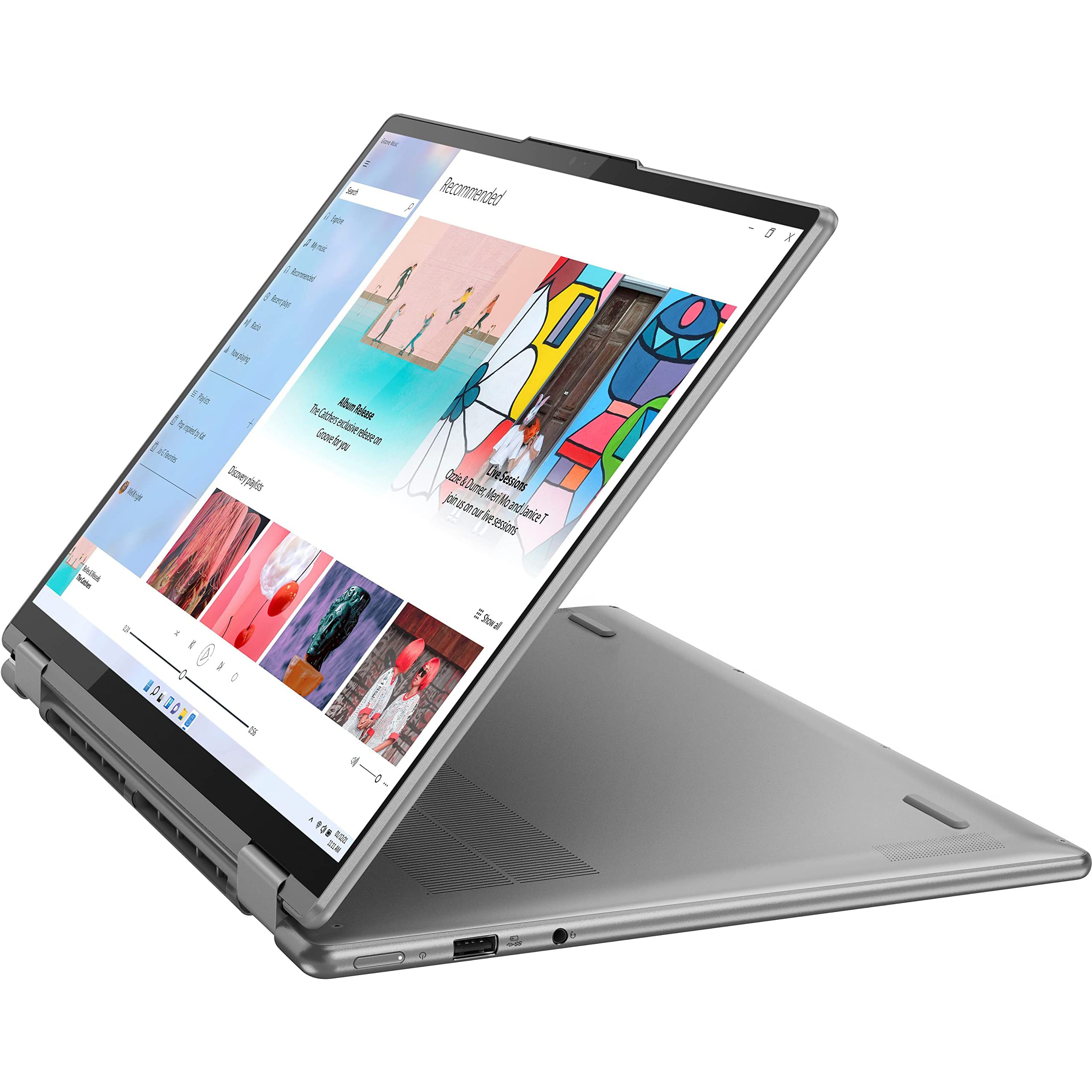 Lenovo 2023 Yoga 7i 2-in-1 Laptop, 16" 2.5K 400nits, 12th Gen Intel 12 Cores i7-1260P, 16GB LPDDR5 RAM, 1TB PCIe SSD, WiFi 6, BT 5.1, Backlit KB, Fingerprint Reader, Windows 11, BROAG Extension Cable
