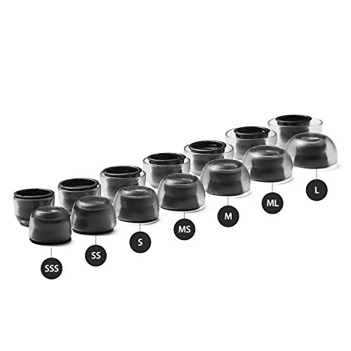 AZLA SednaEarfit Crystal for AirPods Pro 2nd & 1st Gen / 3 Pairs (Size SSS/SS/S 3Pr)
