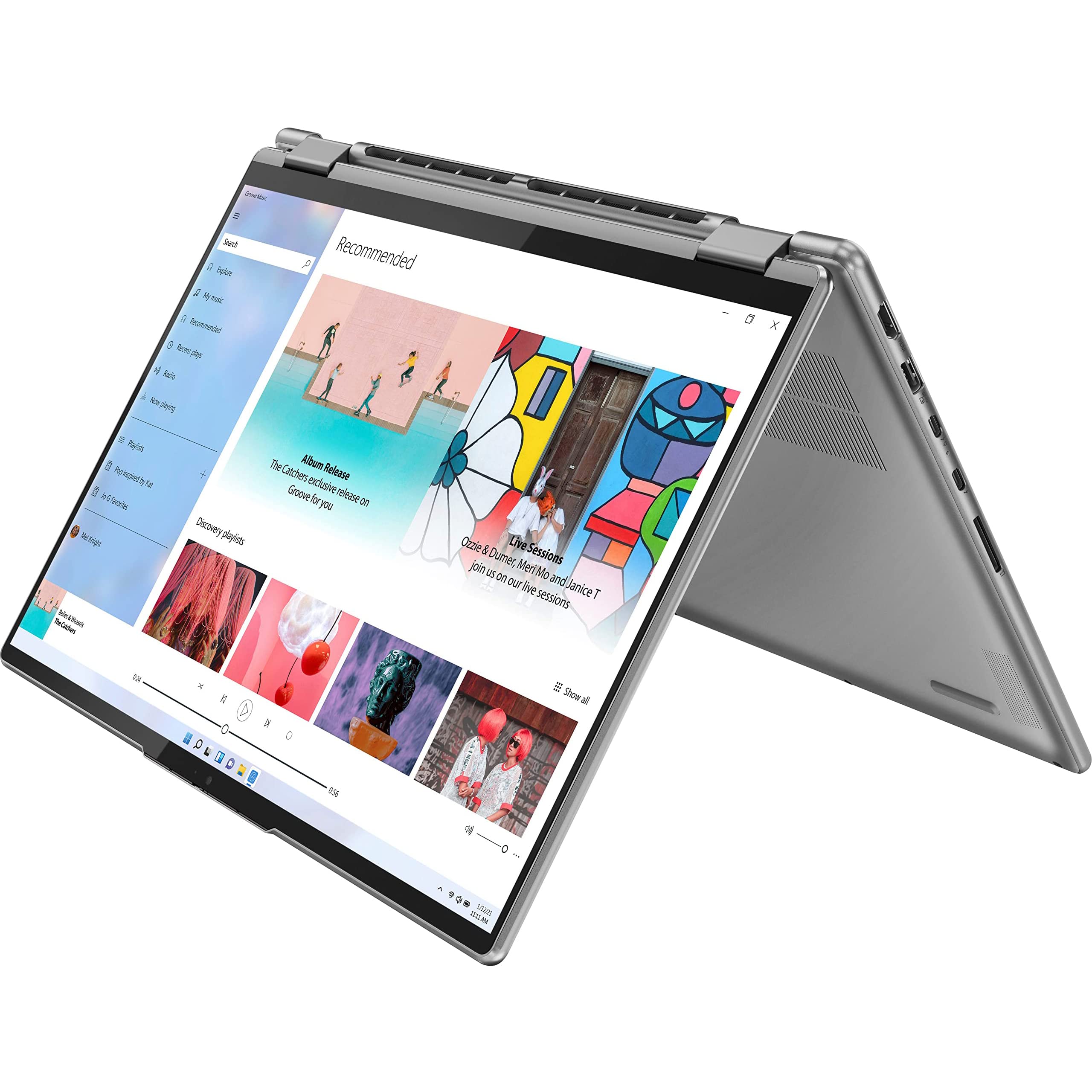 Lenovo 2023 Yoga 7i 2-in-1 Laptop, 16" 2.5K 400nits, 12th Gen Intel 12 Cores i7-1260P, 16GB LPDDR5 RAM, 1TB PCIe SSD, WiFi 6, BT 5.1, Backlit KB, Fingerprint Reader, Windows 11, BROAG Extension Cable