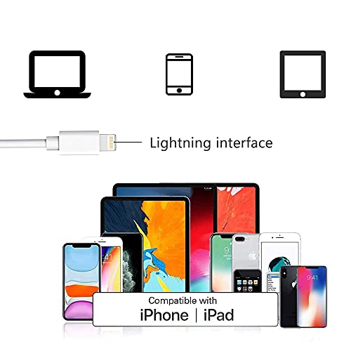 Apple MFi Certified 3 Pack Lightning to 3.5 mm Headphone Jack Adapter iPhone 3.5mm Jack Aux Dongle Cable Earphones Headphones Converter Compatible with iPhone 12 12 Pro11 XR XS X 8 7 iPad iPod