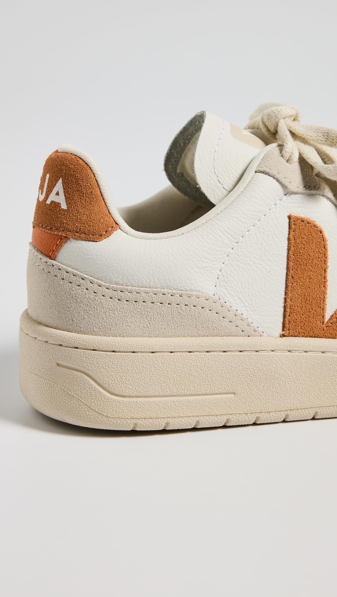 Veja Women's V-90 Sneakers, Extra White Umber, 10 Medium US