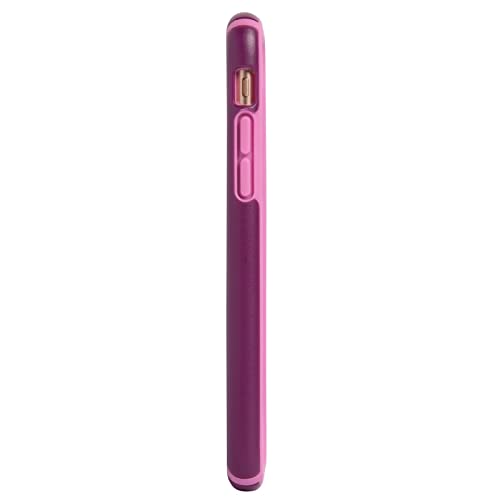 Speck Products Protective Skin Cover for iPhone SE 2020 Case/iPhone 7 Case (Also Fits iPhone 6 and iPhone 6S) - (Mangosteen Purple/Hibiscus Pink)