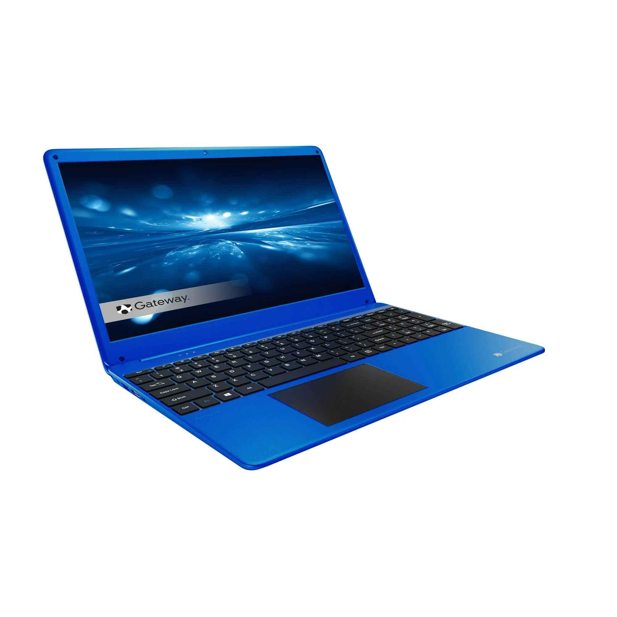 Gateway 15.6" FHD Ultra Slim Laptop, Core i3-1115G4 up to 4.1GHz, 4GB RAM, 128GB eMMC, WiFi, Bluetooth, Hugo Tech Mart, Dale Blue (Renewed)