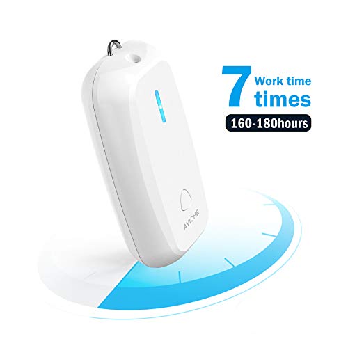 AVICHE New Version M5 Necklace Wearable Mini Personal with USB | White
